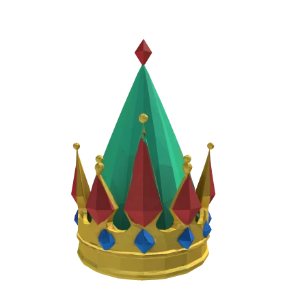 low poly crown with huge crystal | Roblox Item - Rolimon's