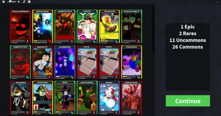 Blox Cartas - Roblox