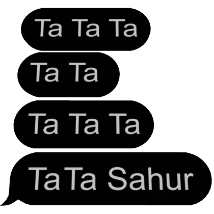 TaTa Sahur meme text | Roblox Item - Rolimon's