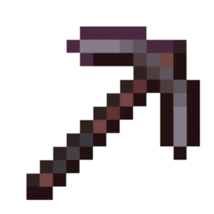 Minecraft Netherite Pickaxe
