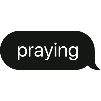praying text bubble | Roblox Item - Rolimon's