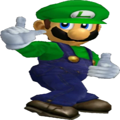 Luigi (Super Smash Bros. Melee Victory Pose)