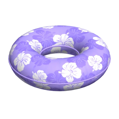 Purple Summer Hibiscus Floaty | Roblox Item - Rolimon's