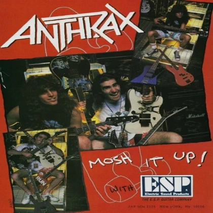 anthrax band metal thrash vintage poster 80s 90s