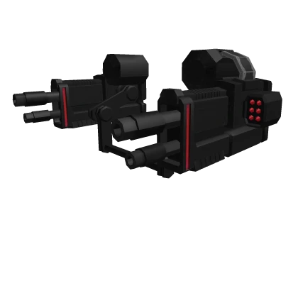 Black Military Mecha Shoulder Guns | Roblox Item - Rolimon's