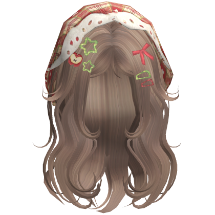 igari mori kei long shoujo hair w/ charms -milktea - Roblox