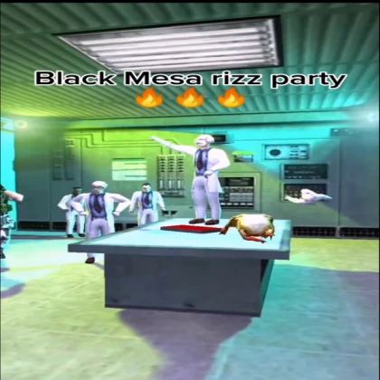 HALF LIFE 1 BLACK MESA RIZZ PARTY