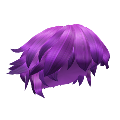 Cheveux piquants violets - Roblox