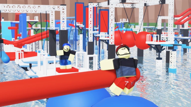 Wipeout Obby! (NEW) - Roblox