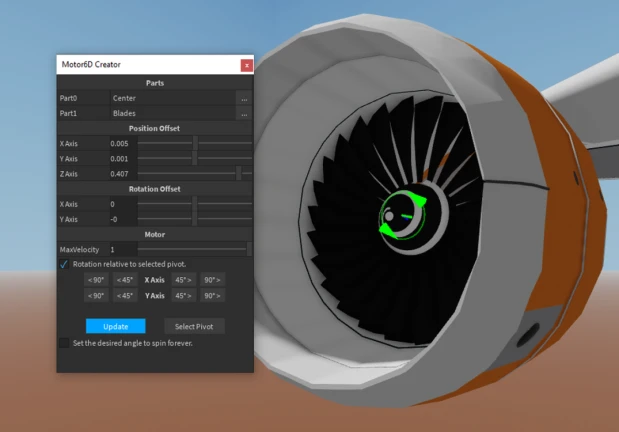 Nexus Motor6D Creator