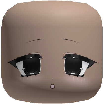 surprised chibi face