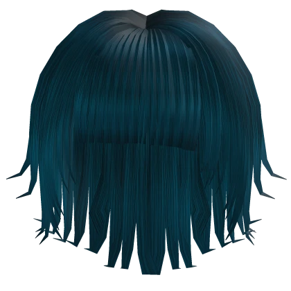 Cyan Wispy Fringe Emo Scene Wolfcut Hairstyle | Roblox Item - Rolimon's