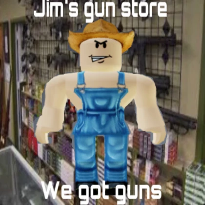 Jim’s gun store advertisement