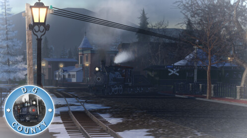 (5 ล้านคนที่เข้าชม!) รางของ D.G County - Roblox