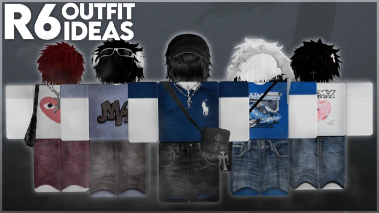 [UPD] [FAKE HEADLESS WORKING] r6 의상 아이디어 - Roblox