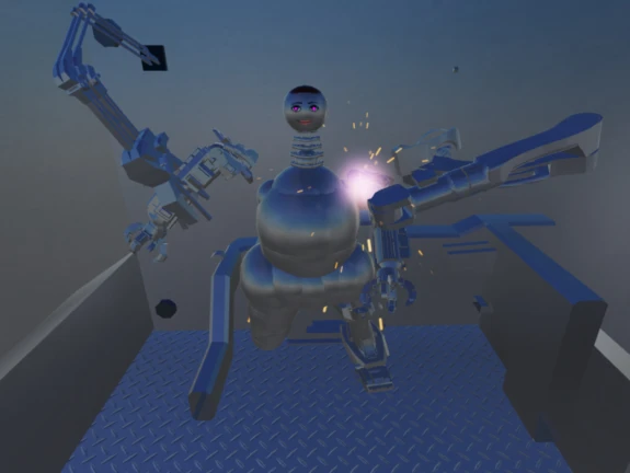 SOBREVIVE AL EJÉRCITO DE ROBOTS MELOCOTONES EN UNA FÁBRICA-UPDATE ...