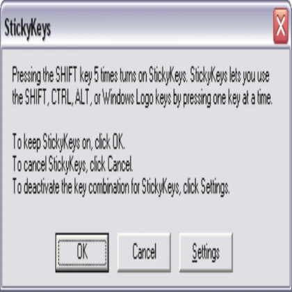 Sticky Keys