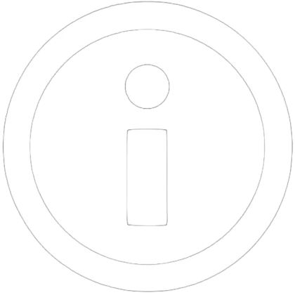 White Blockate Sign Decal