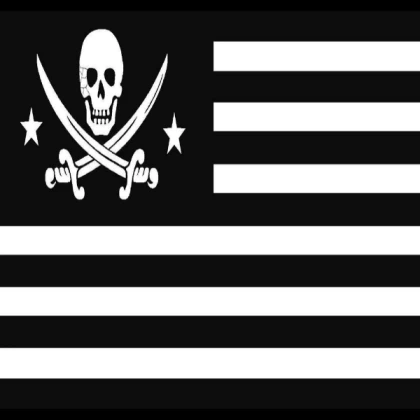 Republic Of Pirate Flag