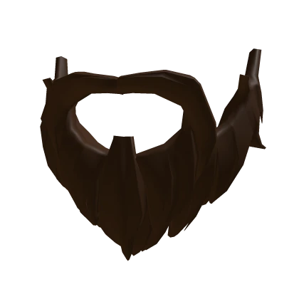 Long Scruffy Tactical Beard (Dark Brown) | Roblox Item - Rolimon's