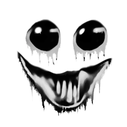 creepy cursed face.