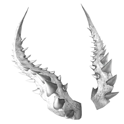 White Ivory Dragon Bone Horns | Roblox Item - Rolimon's
