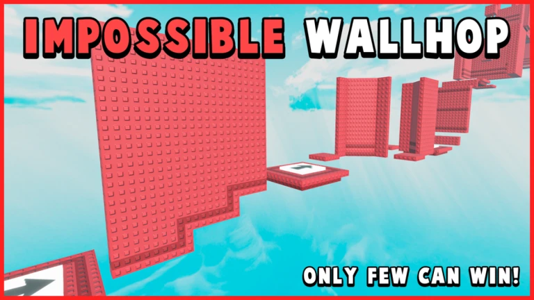 Nearly IMPOSSIBLE Wall Hop Obby | Juega en Roblox