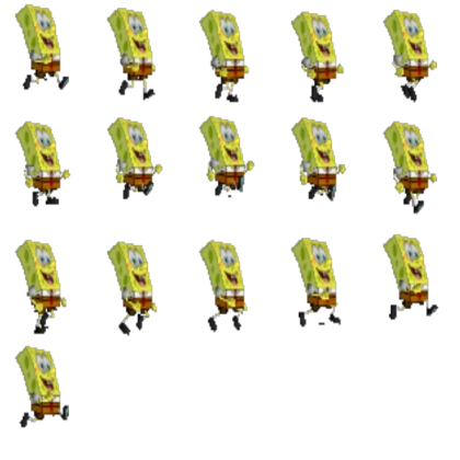 spongebob sprite sheet