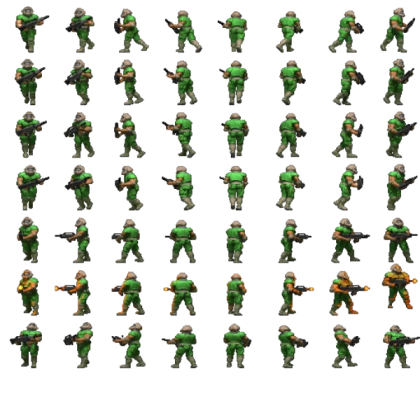 doomguy sprites i guess