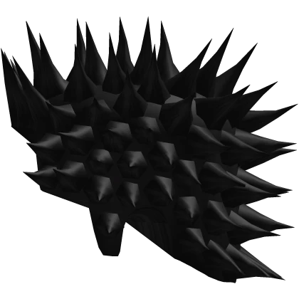 medium punk rock spikes, black | Roblox Item - Rolimon's
