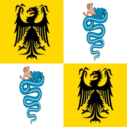 Flag of Duchy Of Milan (Rare Flag Collection)