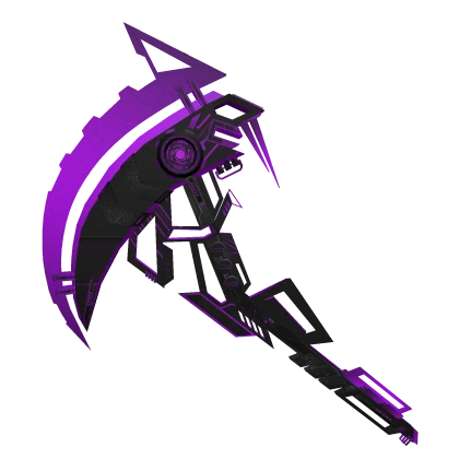 Purple Cyber Scythe (Back) | Roblox Item - Rolimon's