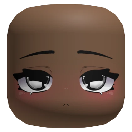 Unfazed Chibi Face w Blush | Roblox Item - Rolimon's