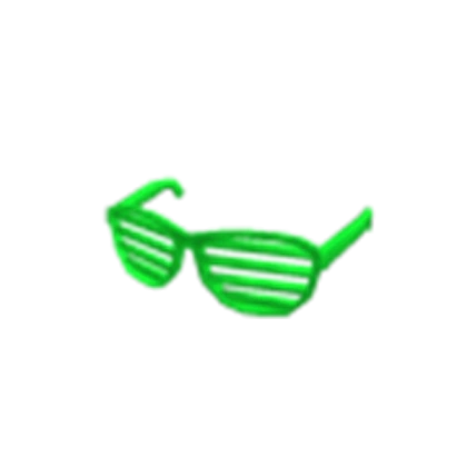 Neon Green Shutter Shades
