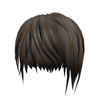 Dark Brown Scene Messy Hair | Roblox Item - Rolimon's
