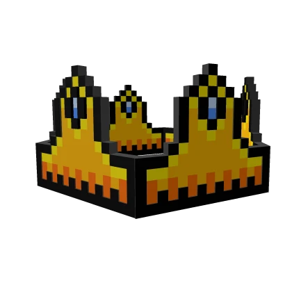 8-Bit Royal Crown | Roblox Item - Rolimon's