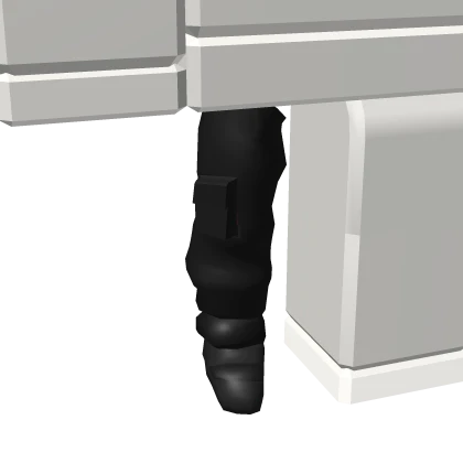 Mini Chibi Squid Game Guard (Black) - Right Leg | Roblox Item - Rolimon's