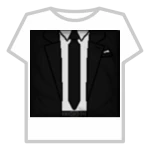 Black Suit With Tie - Roblox