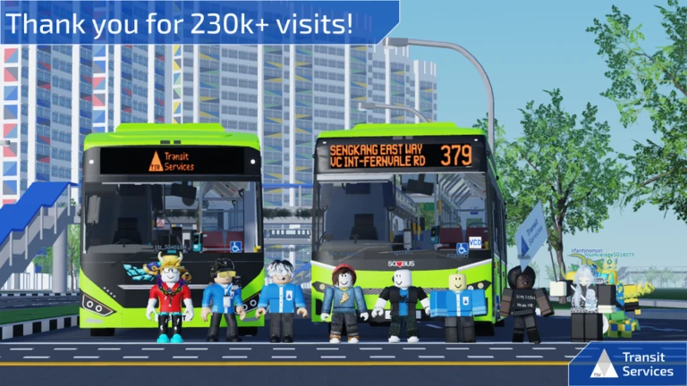 [NEW N12/E12] 뷰크레스트, 싱가포르 [버스 및 LRT] - Roblox