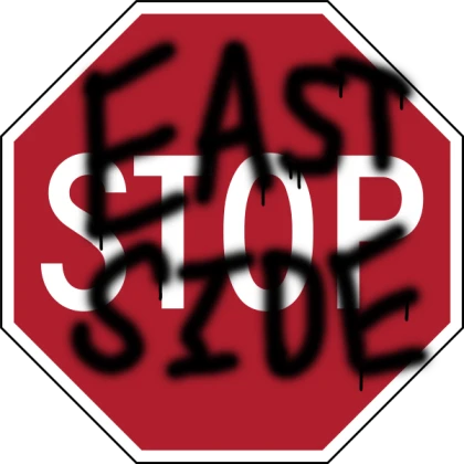 Vandalized Stop Sign 2