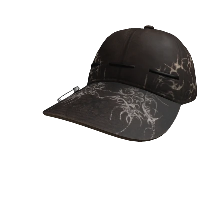 Gothic Grunge Embroidered Cap | Roblox Item - Rolimon's