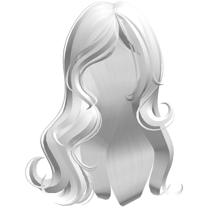 Rambut ethereal panjang sutra putih - Roblox