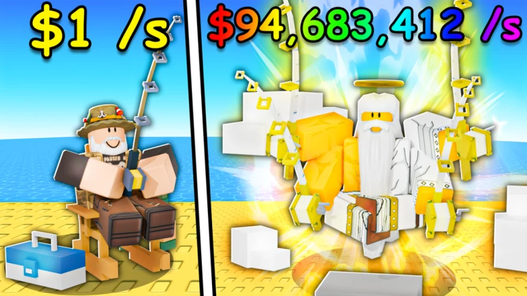 Construa um Império de Pesca - Roblox