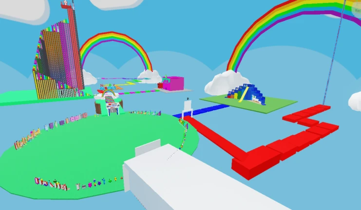Numberblocks OBBY Adventure (Sin pintura) - Roblox