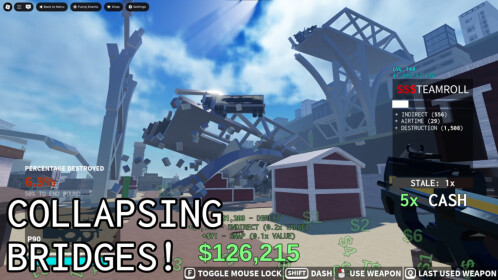 Destruição do Emulador de Propriedades [NEW MAP] - Roblox