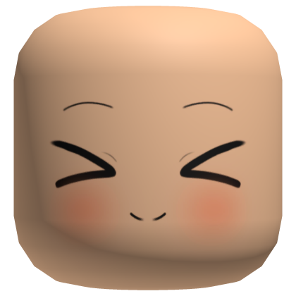 Cute Blushing Excited Face - Roblox