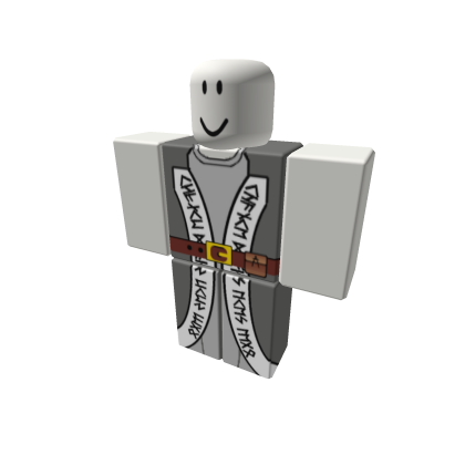 Grey Wizard Robes - Roblox