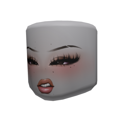 Grrr Baddie Makeup Face - Dynamic Head - Roblox
