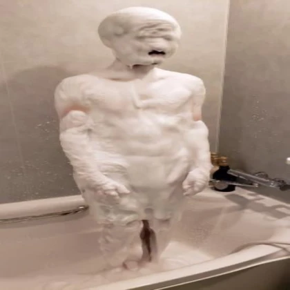 foam man (toby foam shower)