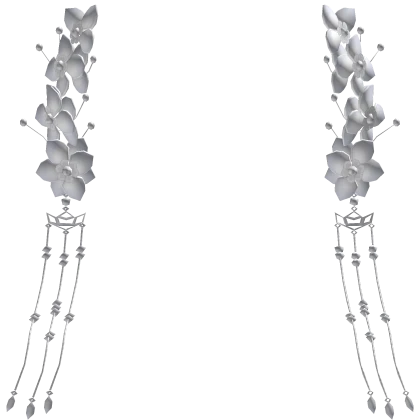 White Flower Pearl Hairpin Headpiece | Roblox Item - Rolimon's